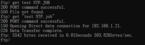 How To Use Ftp Commands To Save Job To Pc Cognex Support Community