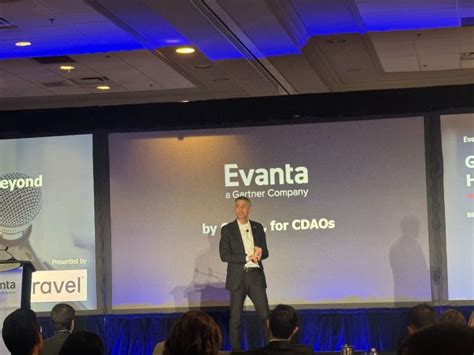nancy cahey on linkedin enjoying the keynote at the evanta cdao event