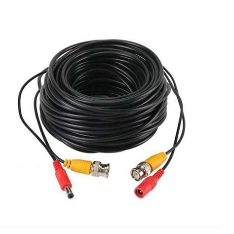 สายกล้องวงจรปิดสำเร็จรูป พร้อมหัว Bnc และ หัว Dc12v 5 เมตร Shopee Thailand