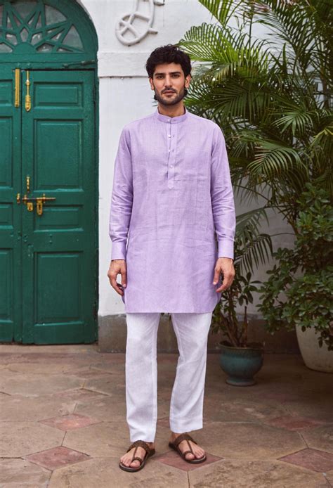 The Homair Kurta 100 Pure Linen Kurta For Men Etsy