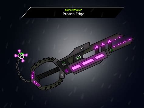 Proton Edge Keyblade By The Neon Nobody On Deviantart