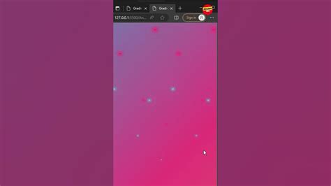Gradient And Bubbles Animated Background Using Html Css Shorts Css Youtube