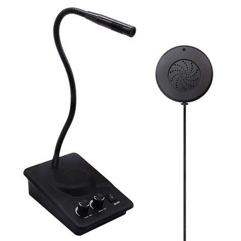 Daytech Wi09 Two Way Window Intercom System Glass Barrier Pa Speaker A Jg Superstore