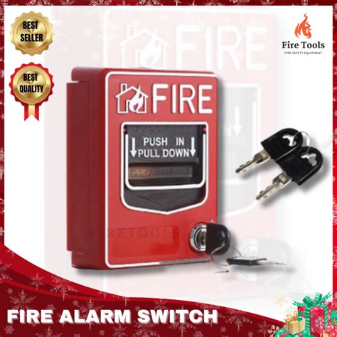 Manual Fire Alarm Call Point Pull Station Button With Panel Alarm Button Lazada Ph
