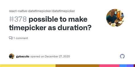 Possible To Make Timepicker As Duration Issue React Native Datetimepicker