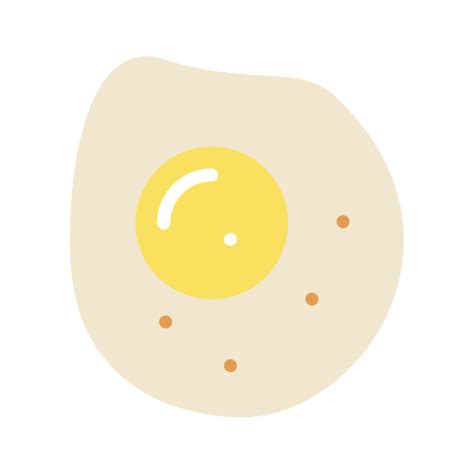 Fried Egg Free Icon