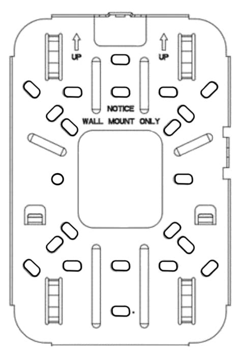 Wall Mount The Wap361 Wireless Acn Dual Radio Wall Plate Access Point With Poe Cisco