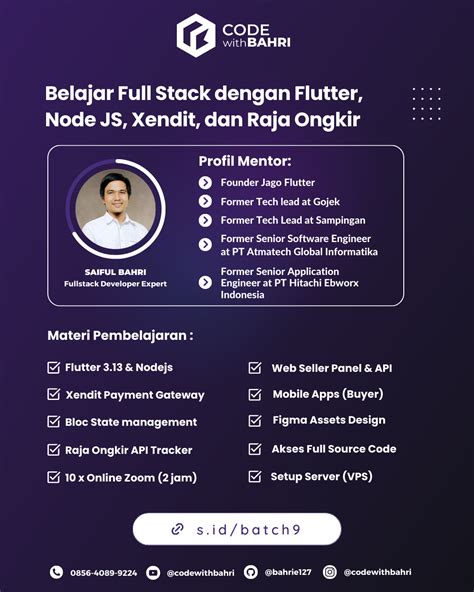 code with bahri fullstack fic batch 9 e commerce flutter xendit