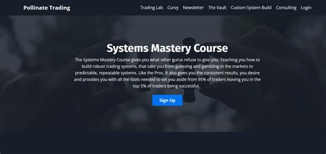Pollinate Trading Systems Mastery Course The Forex Geek
