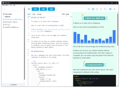 支持微信公众号排版的跨平台 Markdown 笔记编辑器MDX Editor 小羿