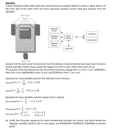 Solved Question A Three Wheeled Mobile Robot With Two