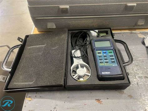 Extech 407113 Cfm Digital Thermo Anemometer Roller Auctions