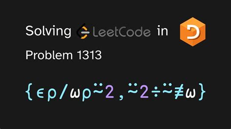 Solving Leetcode Problem 1313 In Apl Decompress Run Length Encoded