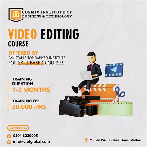 Advanced Video Editing Course In Pakistan Learn From Experts