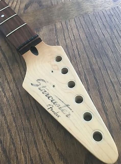 Starcaster By Fender Rosewood Arrow Head Neck Reverb