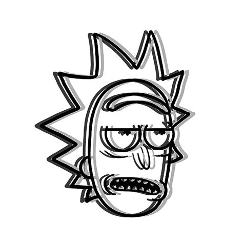 Rick And Morty Tattoo Stencil Forearm Tattoo Ideas