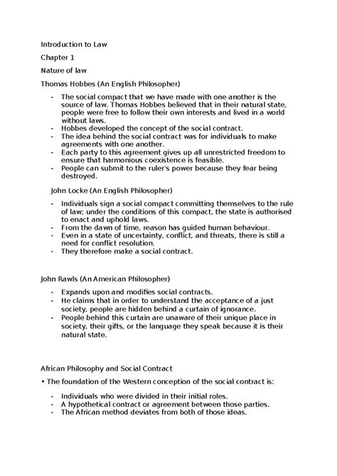Sources Of Law Summary Of The Module In Terms Of Chapter 3 Introduction To Law Chapter 3