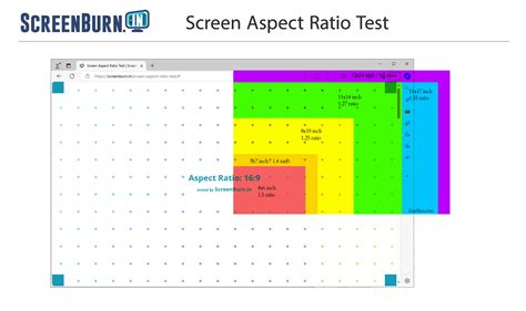 Screen Aspect Ratio Test Screen Burn In