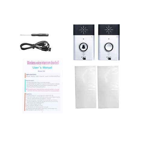 Wifi Voice Intercom Doorbell 2 Way Talk Monitor Wi Grandado