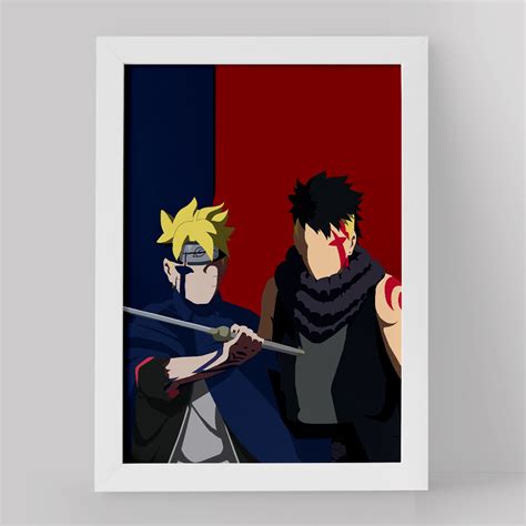 قیمت و خرید تابلو خندالو مدل بوروتو اوزوماکی و کاواراگی انیمه بوروتو کد 15738