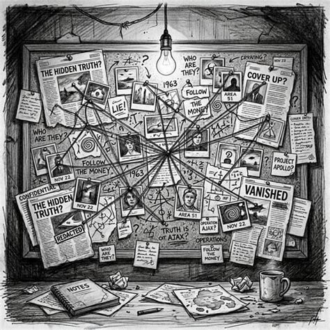 Free Mystery Investigation Board Image Conspiracy Investigation