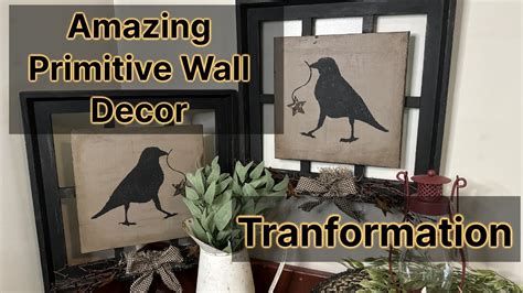 primitive crow stencils