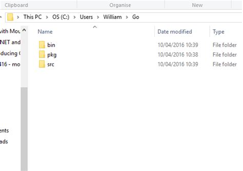 windows golang getting started go is not recognized as an