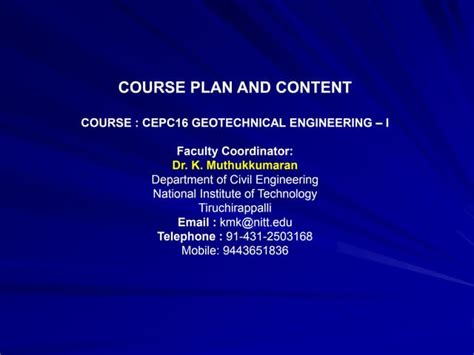 Cepc16 Geotechnical Engineering Introduction Course Pdf