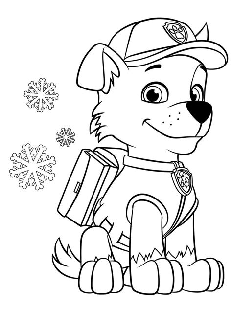 Cute Rocky Paw Patrol Coloring Page Download Print Or Color Online For Free