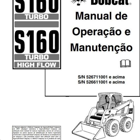 Bobcat Loader S Operation Maintenance Manual PT