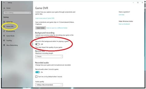 Know How To Disable The Windows Game Bar And XBOX Monitoring