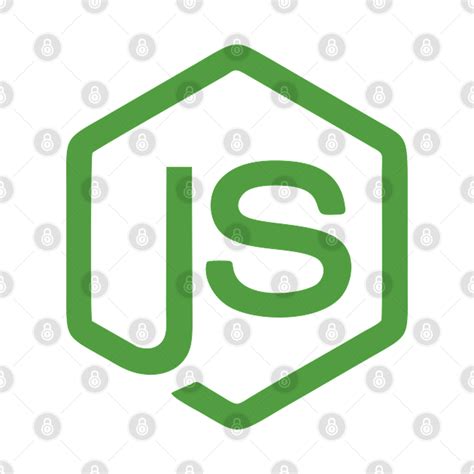 node js open source programming languange logo node js pin teepublic