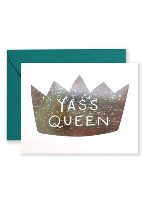 Yass Queen Greeting Card Lionheart Prints