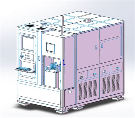 划片机 SOLIDWORKS 2018 模型图纸下载 懒石网