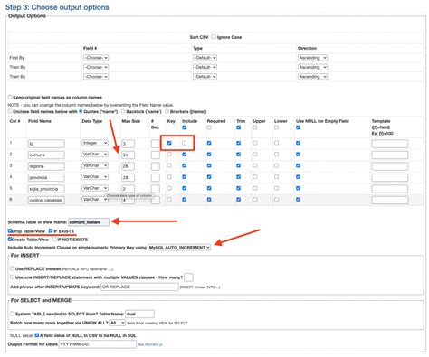 database dei comuni italiani gratis in sql mysql enrico rossomando