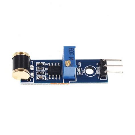 S Vibration Shock Sensor With Sensitivity Adjustable Duinolk The Biggest Arduino Online
