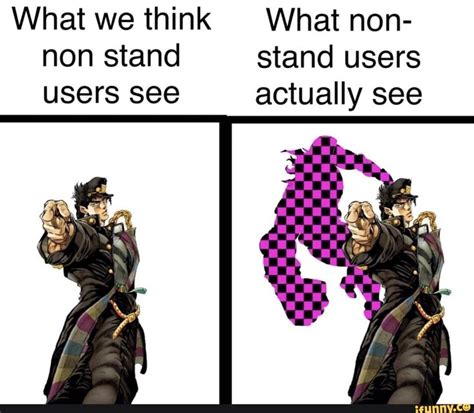 What We Think What Non Non Stand Stand Users Users See Actually See