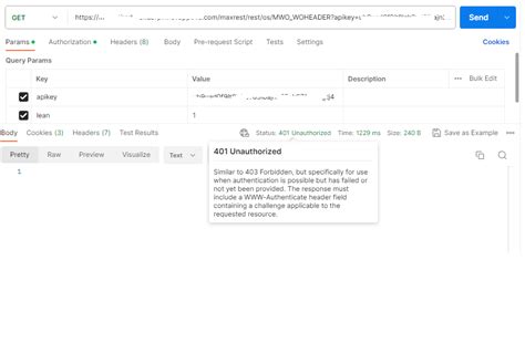 Will Maximo Rest Api Service Get Authenticate With Apikey To The Maximo
