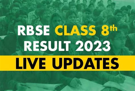 Rbse Rajasthan Board 8th Result 2023 Live
