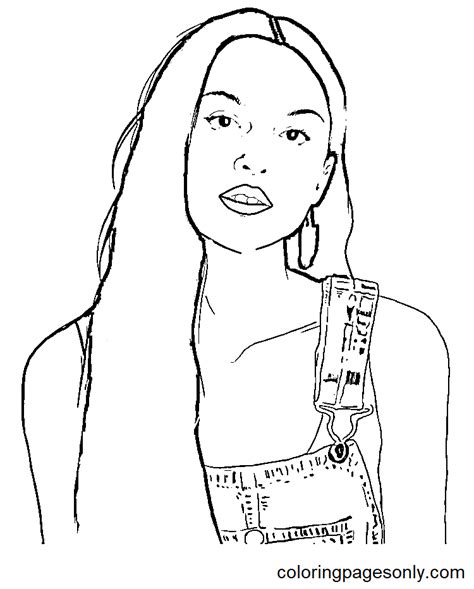 Olivia Rodrigo Coloring Pages Free Printable Pdf And Online Coloring