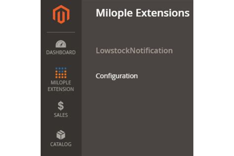 magento 2 low stock notification email to admin milople