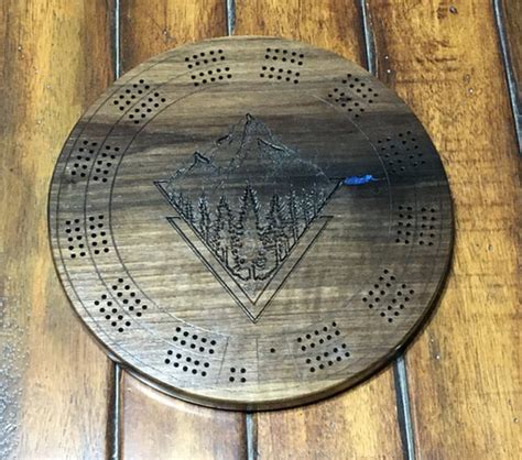 Cribbage Board 2 Player Hammondcustomdesigns