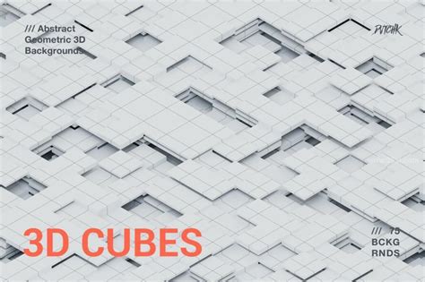 等距视角的3D方块堆叠背景图片素材 25学堂