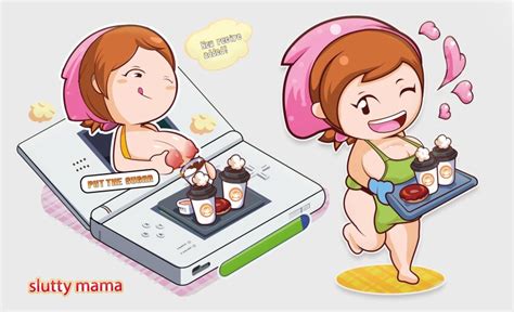 gosgoz mama cooking mama cooking mama highres 1girl d alternate breast size apron