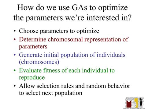 Ppt Optimizing With Genetic Algorithms Powerpoint Presentation Free Download Id 151622
