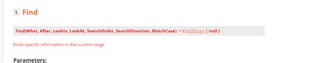 Spreadsheet Api， Error In The Find Method In The Document · Issue