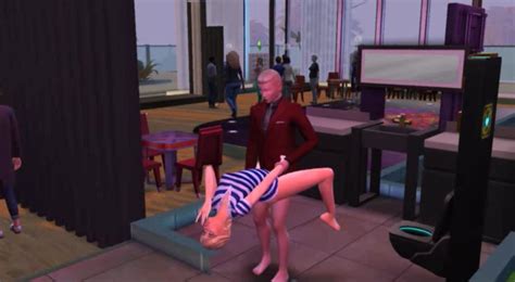 Sex With A Waitress At The Bar And In The Toilet With Rock Music Porn Games