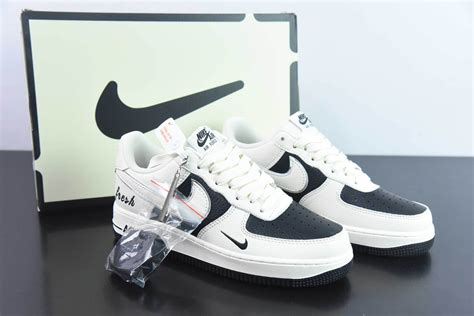 耐克Nike Air Force 1 Low白深蓝双勾 keep字母印花空军一号低帮运动休闲板鞋纯原版本 货号BM2023 102 莆田纯原鞋社区