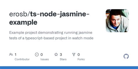 Github Erosbts Node Jasmine Example Example Project Demonstrating Running Jasmine Tests Of A