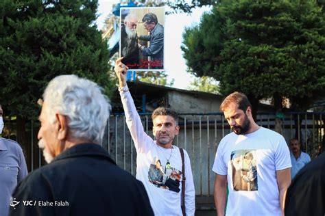 عکس و تصاویر تشییع پیکر هوشنگ ابتهاج در رشت بامتن